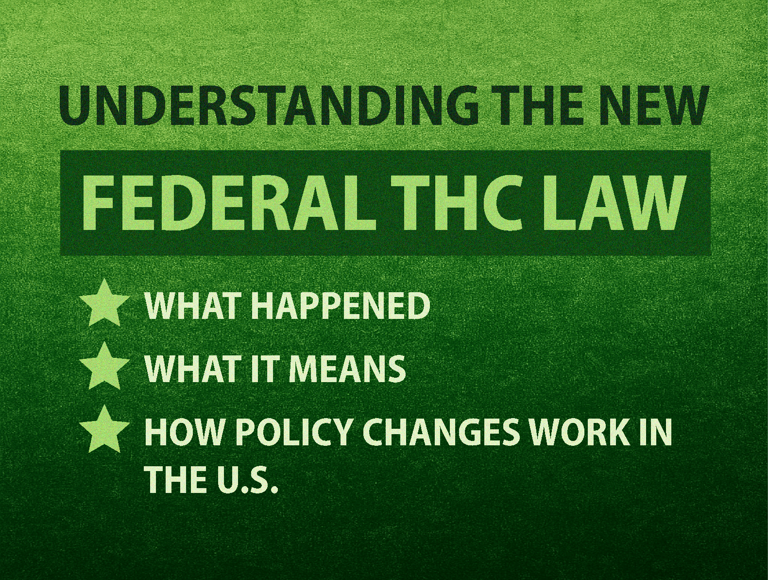 New 2025 Federal THC Law Explained: Key Changes, Industry Impact, and ...