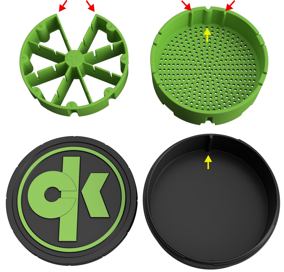 How to: KAN® - How to remove inner partition from strainer – Cannakan